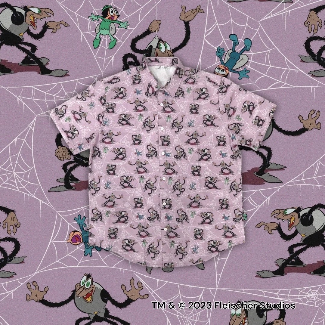 Fleischer Studios - the Cobweb Hotel Button up Shirt - Etsy