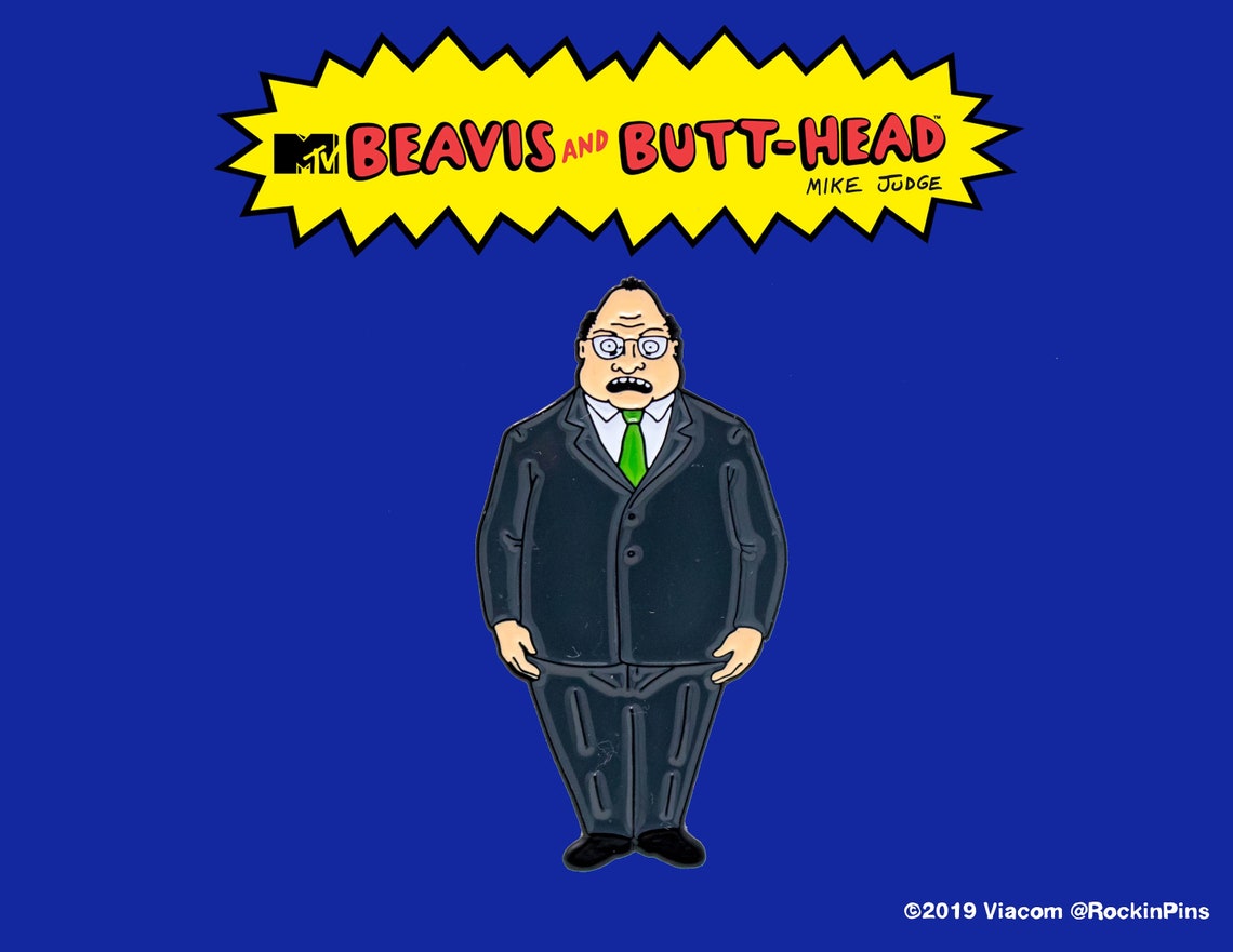 Beavis and Butt-head - Principal Mcvicker Enamel Pin - Etsy