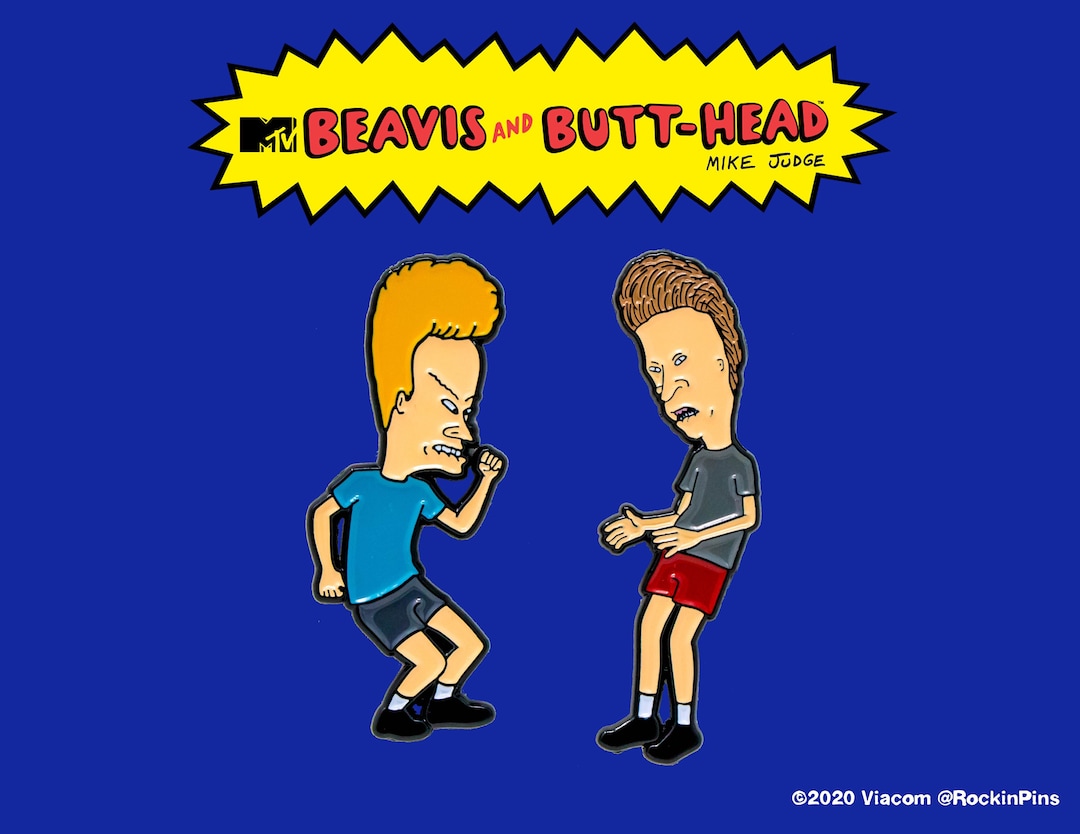Beavis and Butt-head - Dancing Enamel Pin Set - Etsy