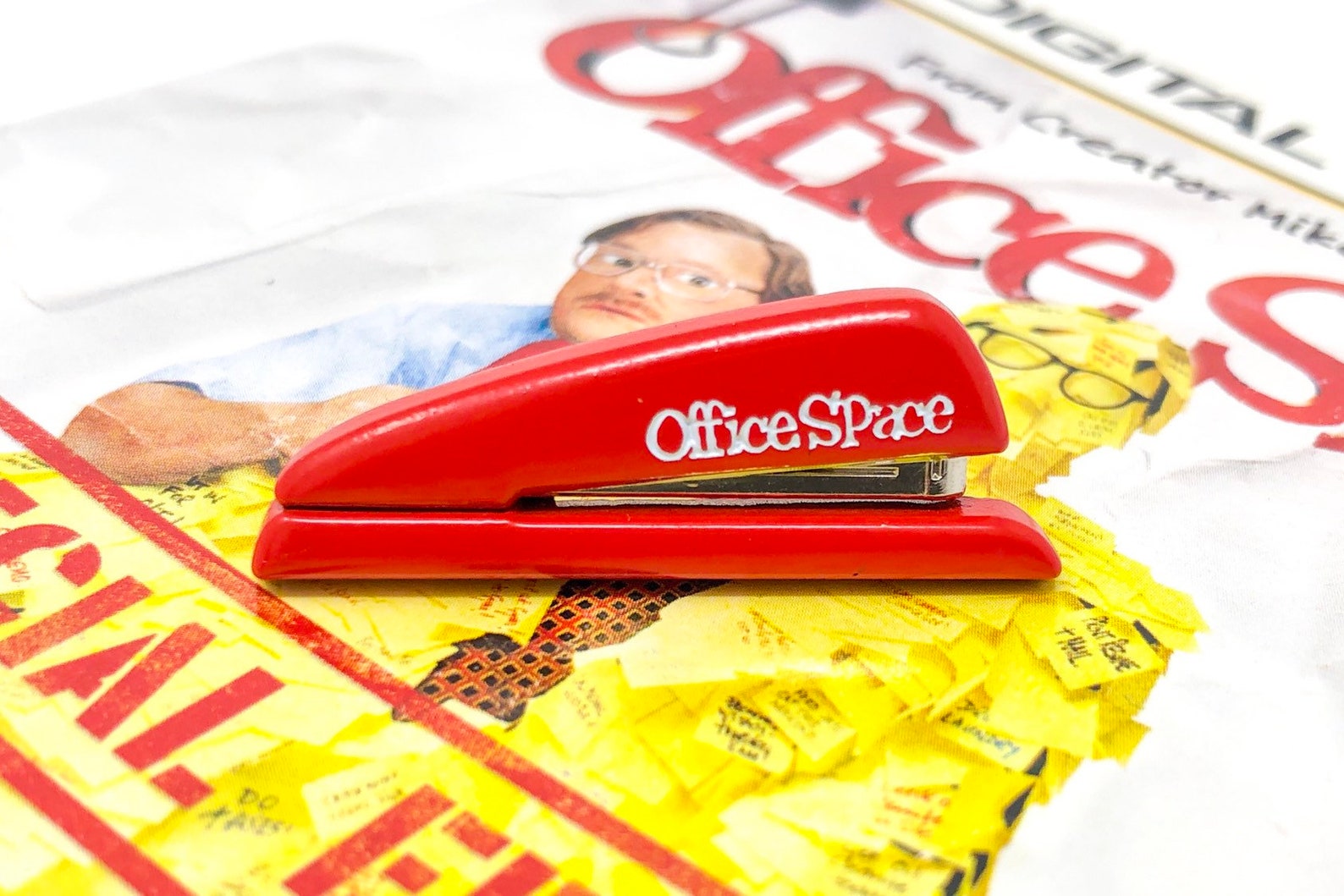 Office Space Red Stapler Enamel Pin - Etsy