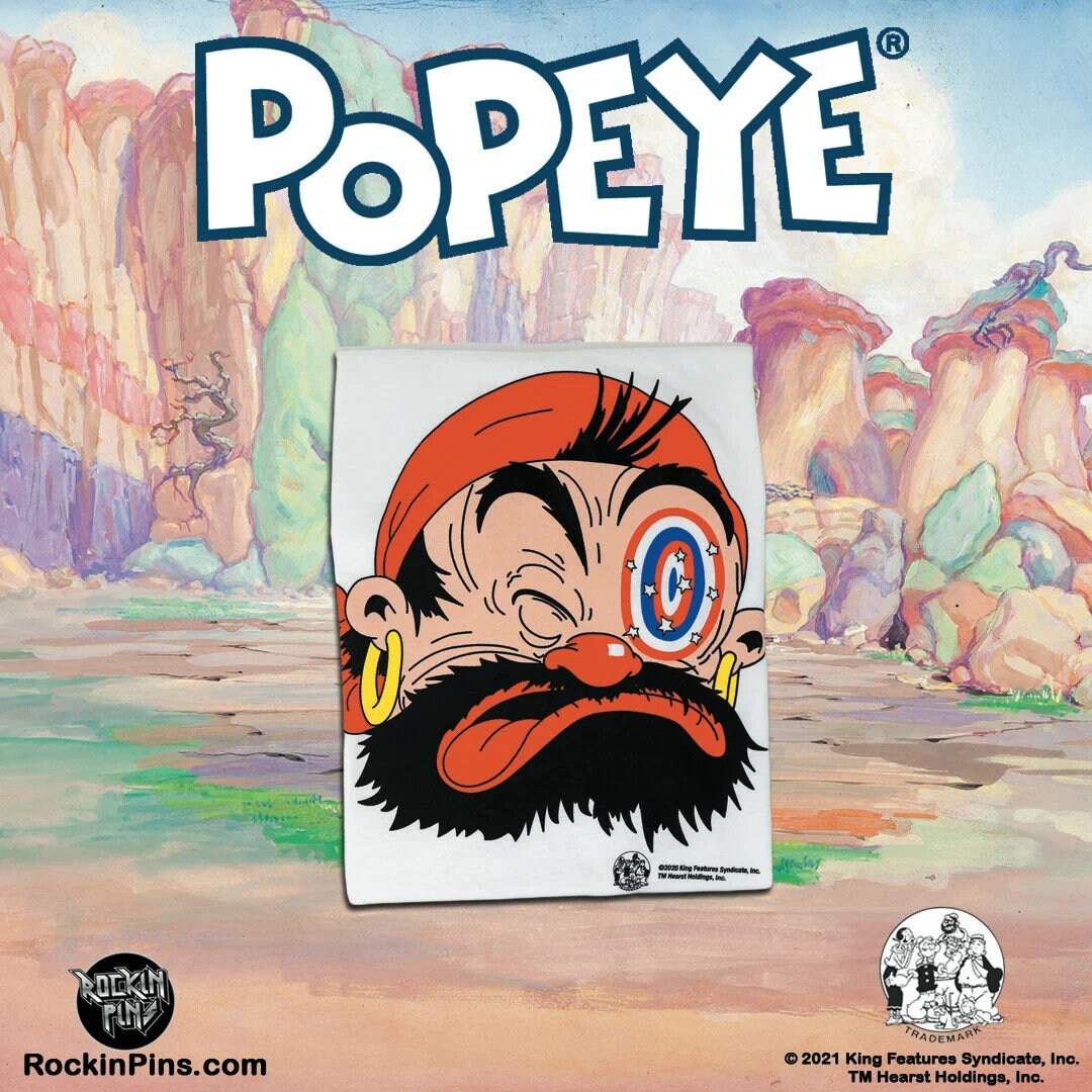 Popeye the Sailor Man - Bluto Sindbad Knockout T Shirt - Etsy