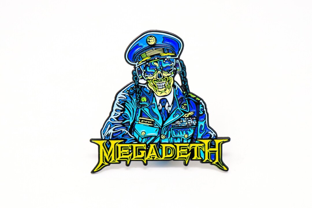 Megadeth - General Vic Rattlehead Enamel Pin - Etsy