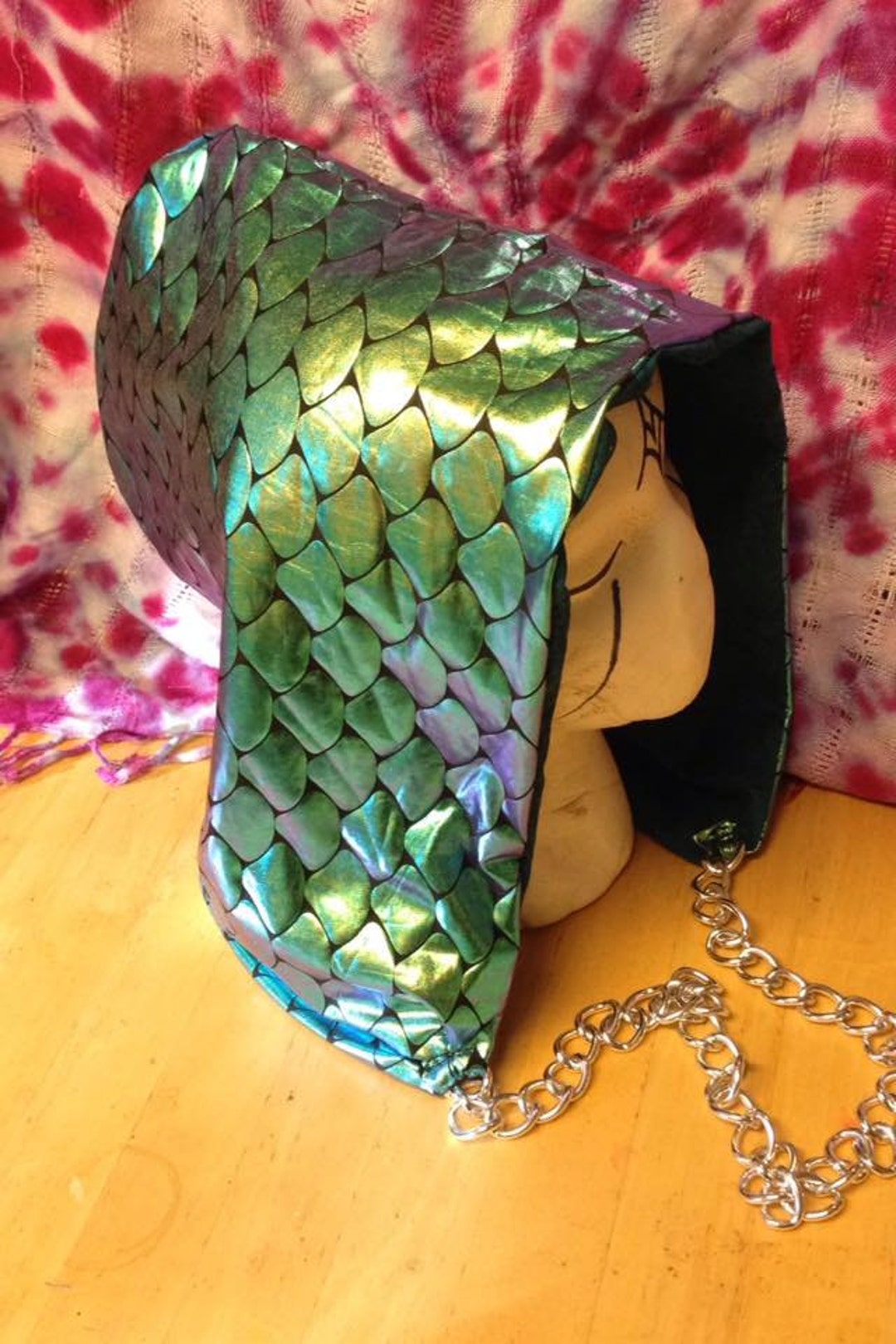 Mermaid Scale Hood W/chain - Etsy