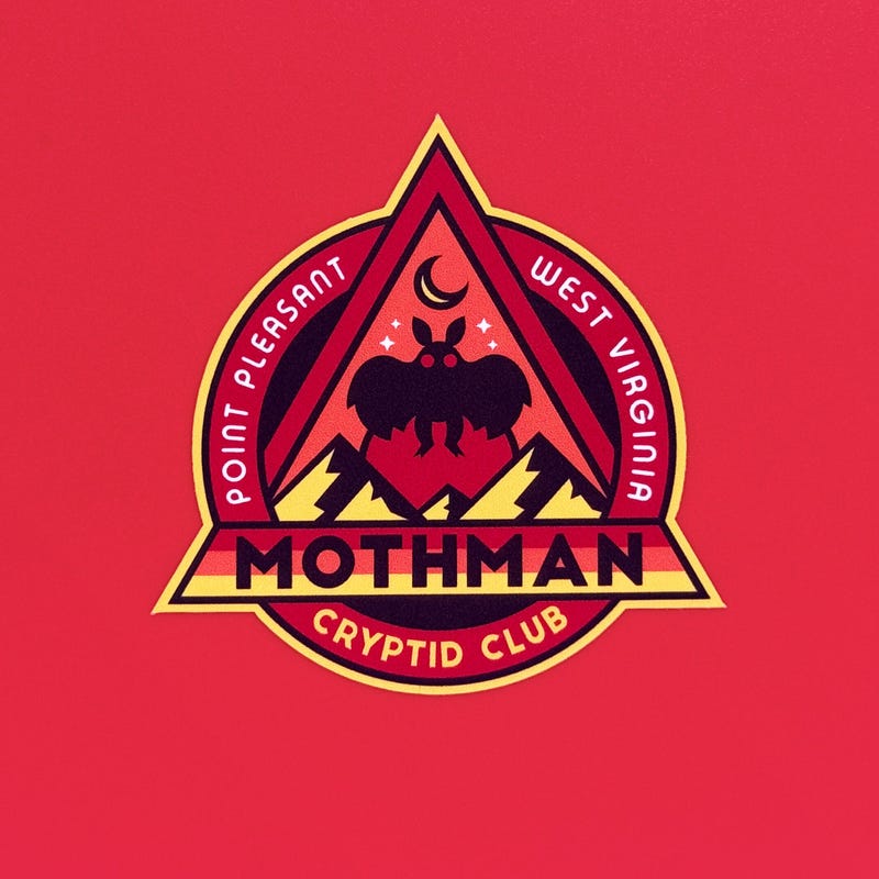 Mothman Patch - Etsy