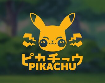 Surprised Pikachu Car Decal - Etsy