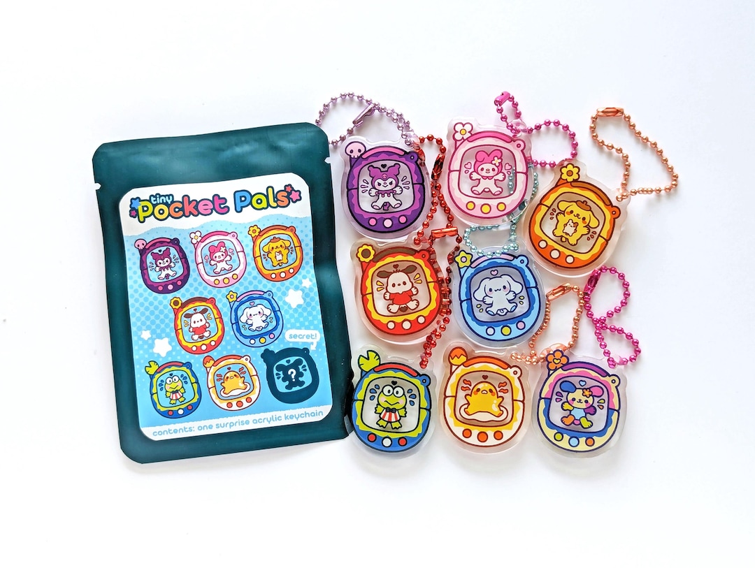 Tiny Pocket Pals Surprise Keychain - Etsy