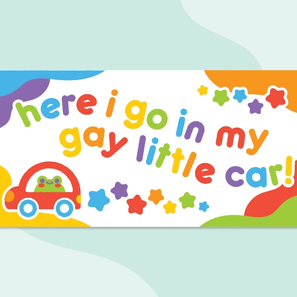 My Little Gay Car - Etsy