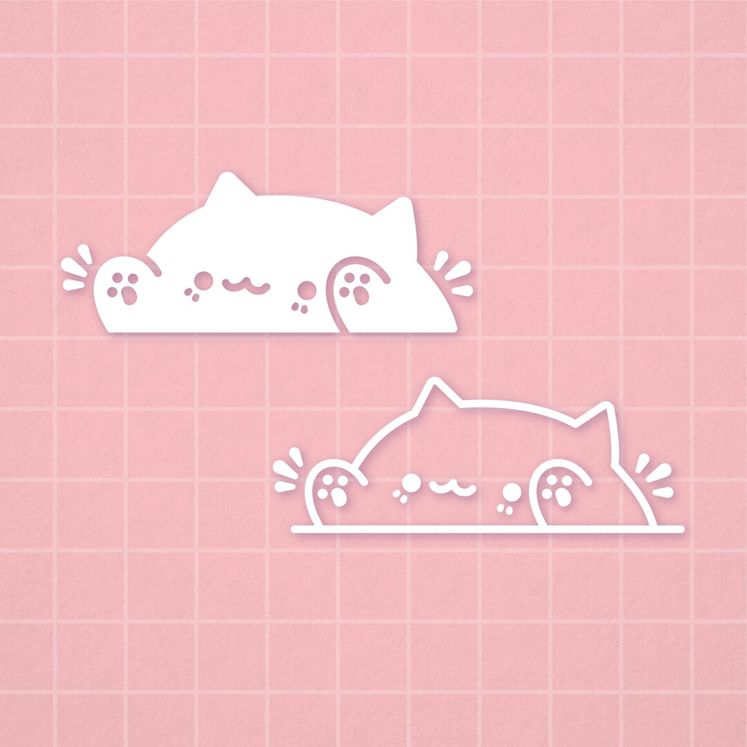 Bongo Cat Vinyl Decal - Etsy