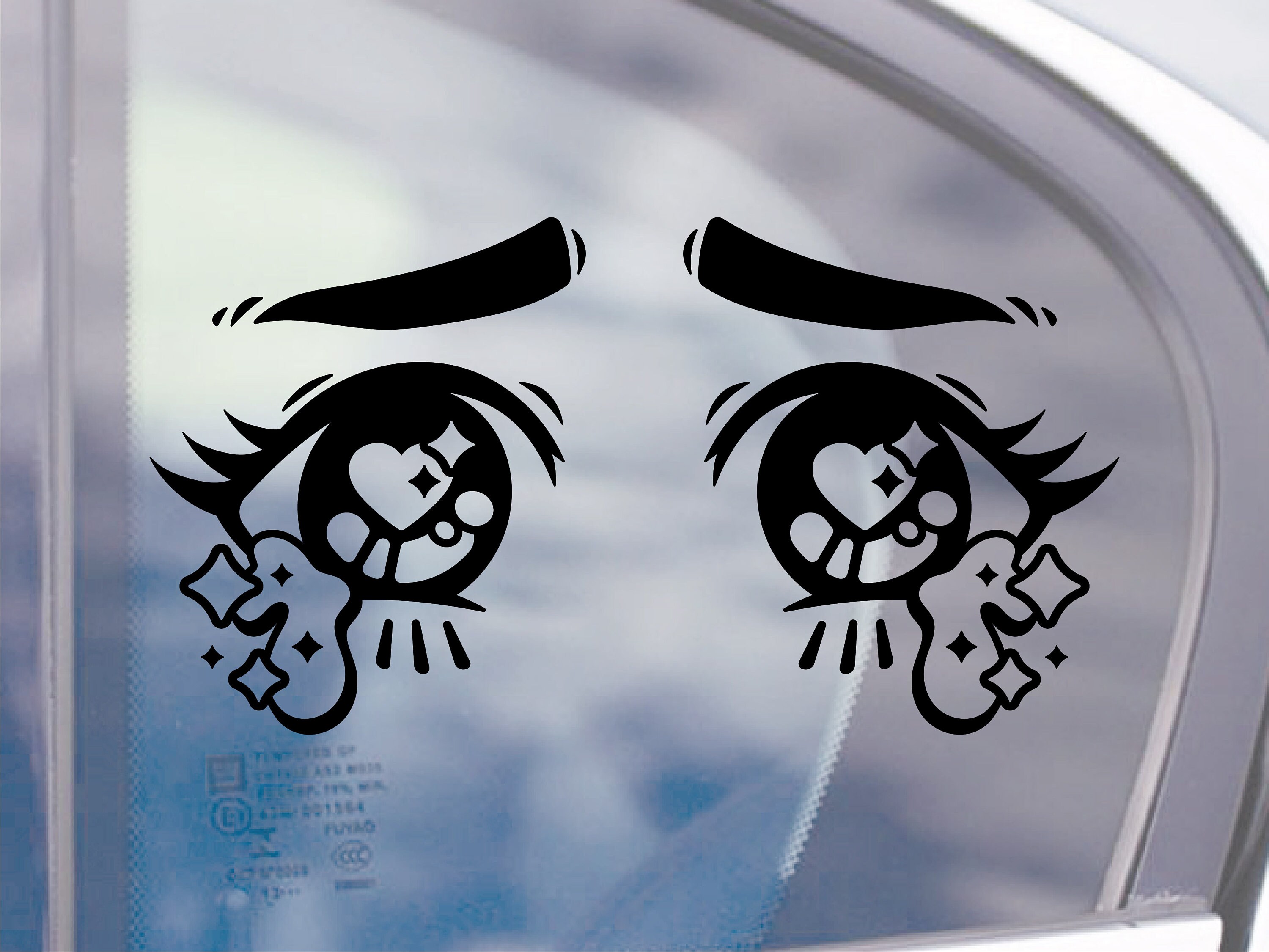 Cry Baby Eyes Vinyl Decal | Etsy