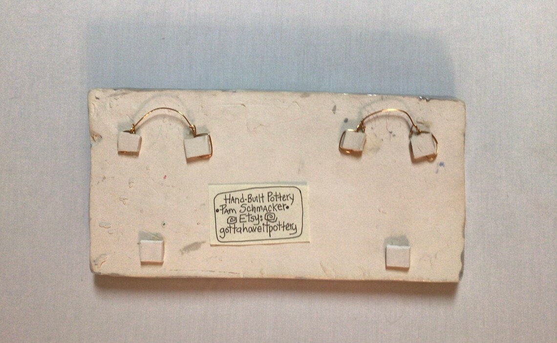 Toothy Fish Wall Tile - Etsy