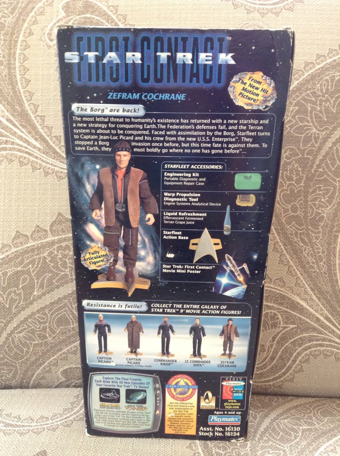 Star Trek Zefram Cochrane Star Trek action figures unopened | Etsy