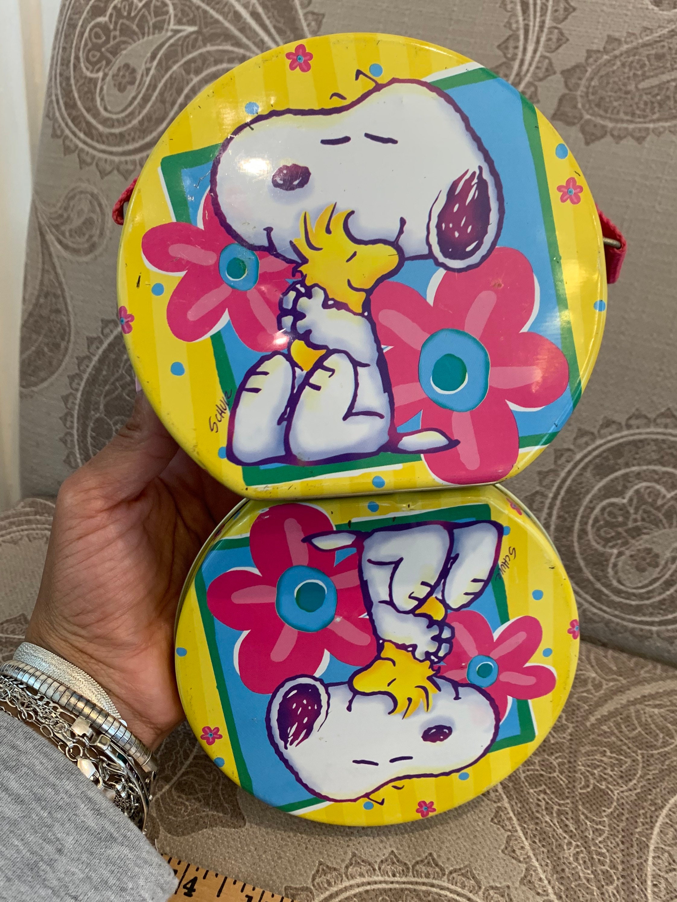 Snoopy Tin Box Snoopy Purse Tin Box the Peanuts Tin Box - Etsy UK