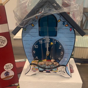 Peanuts, Cuckoo Clock, Blue, Snoopy Wall Clock. Linus and Lucy Song ...
