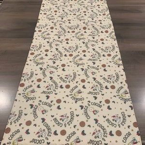 NEW Handmade REVERSIBLE Quilted Table Runner. Snoopy Christmas - Etsy