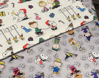 NEW Handmade REVERSIBLE Quilted Table Runner. Snoopy Christmas ...