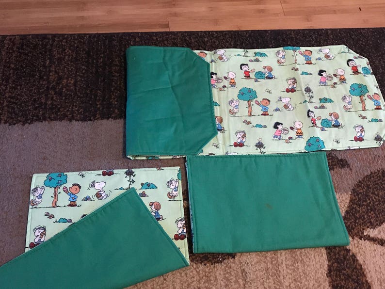 Snoopy Easter Table Runner & Placemats: Retired Peanuts Fabric - Etsy