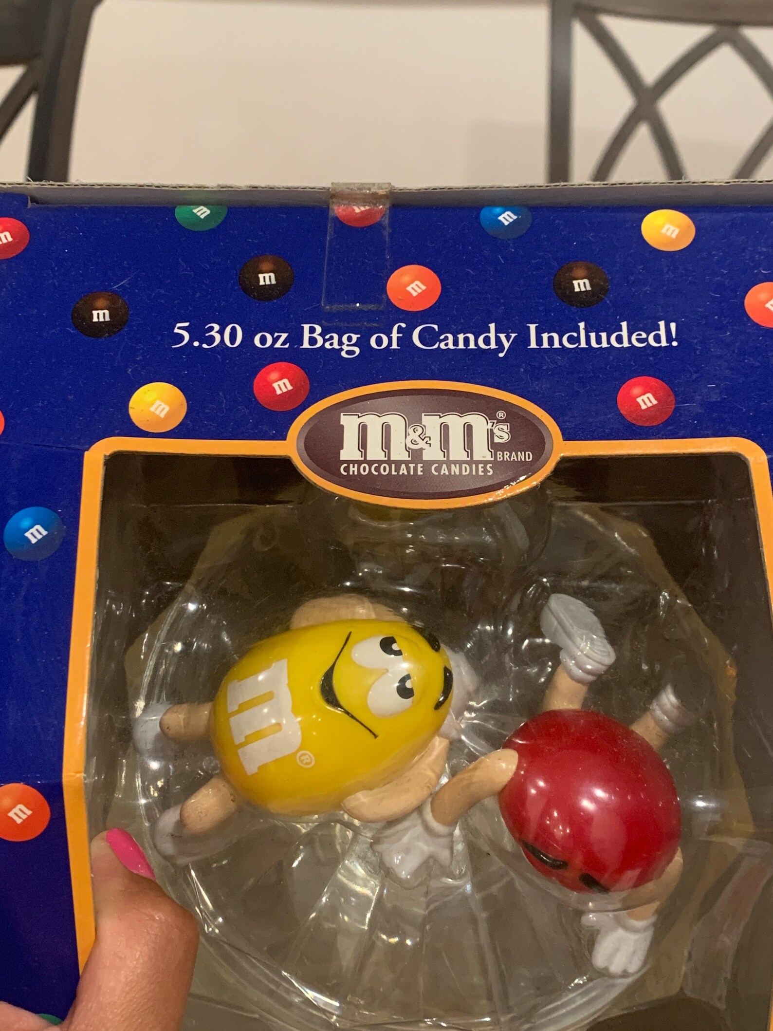 M and Ms Candy Dish. Kitchen Decorations. Red and Yellows - Etsy