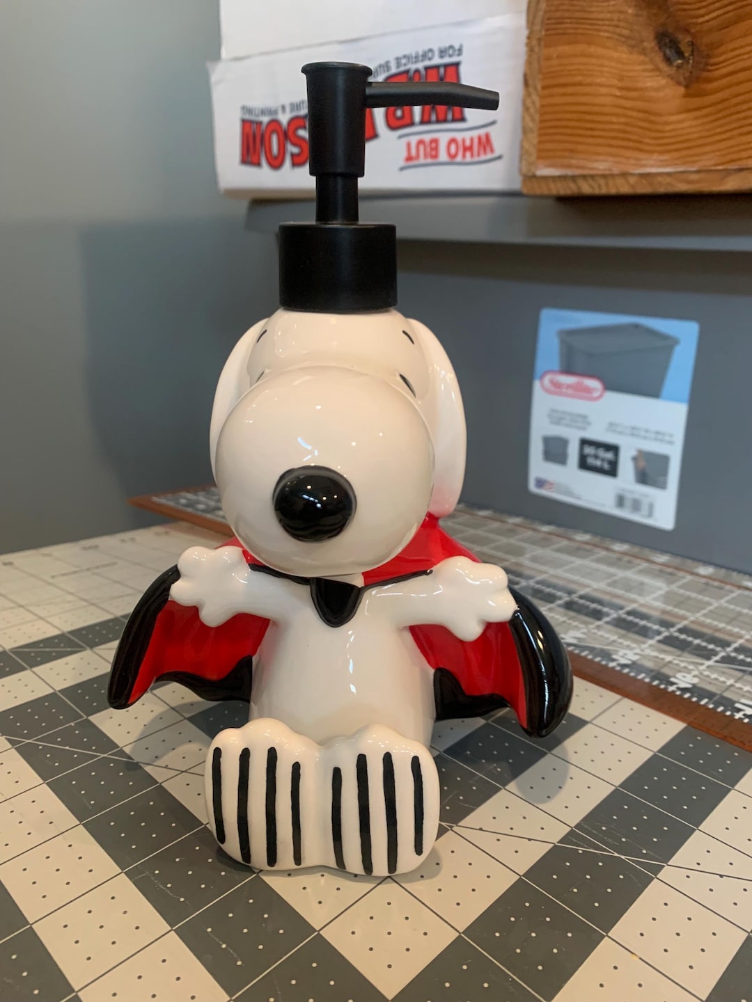 Peanuts Snoopy Vampire Hand Soap Dispenser, Halloween, Brand New. - Etsy