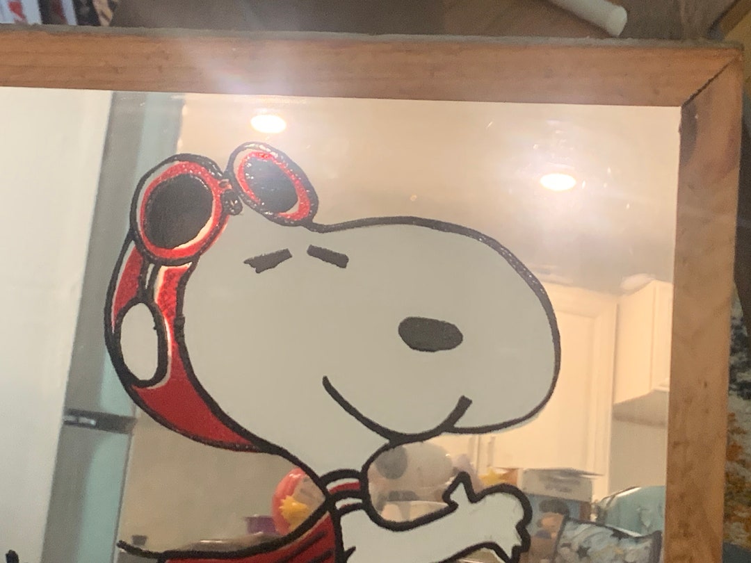 Snoopy Mirror Nice Vintage Conditions - Etsy
