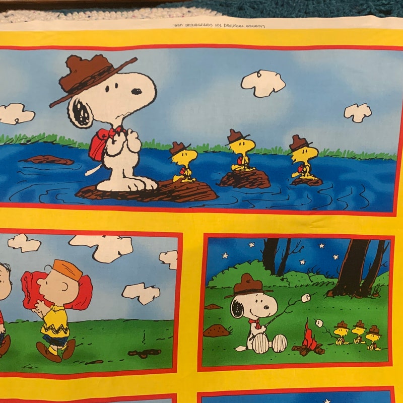 Snoopy Panel - Etsy