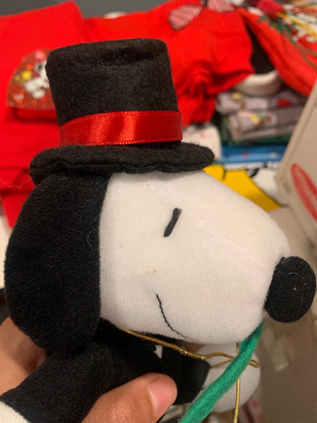 Whitman’s Snoopy Plush, Snoopy With Black Suit. Includes Bo . No ...