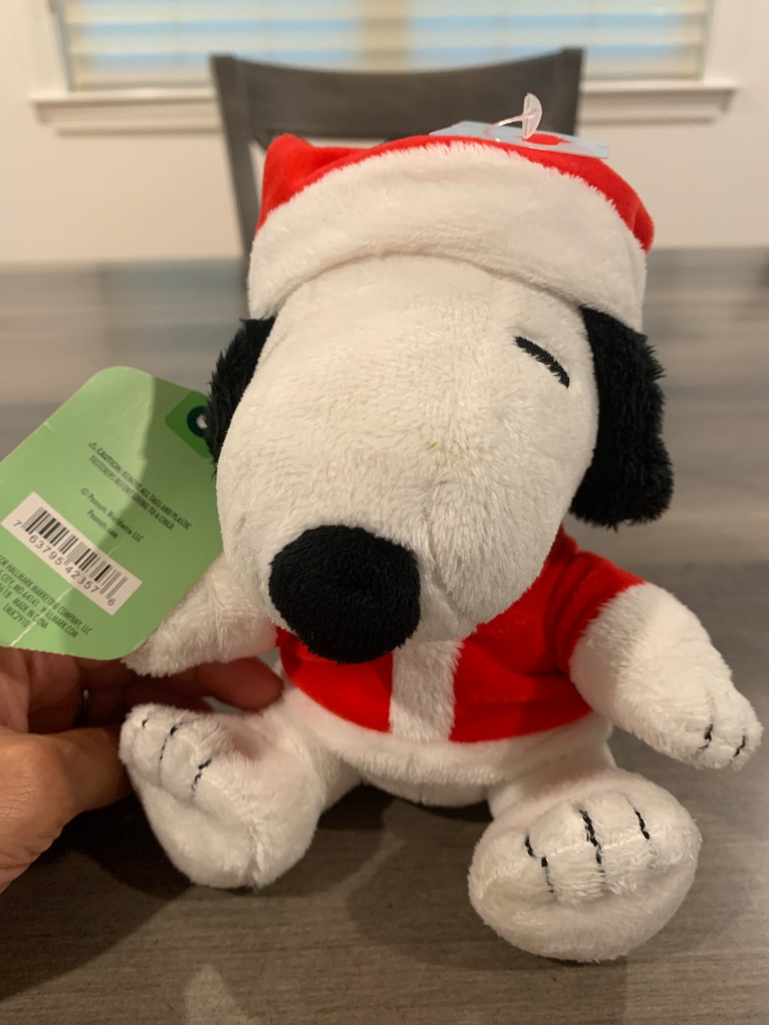 Peanuts Toys, Plush, Snoopy Plush, Dog Plush. Snoopy Dressed as Santa ...