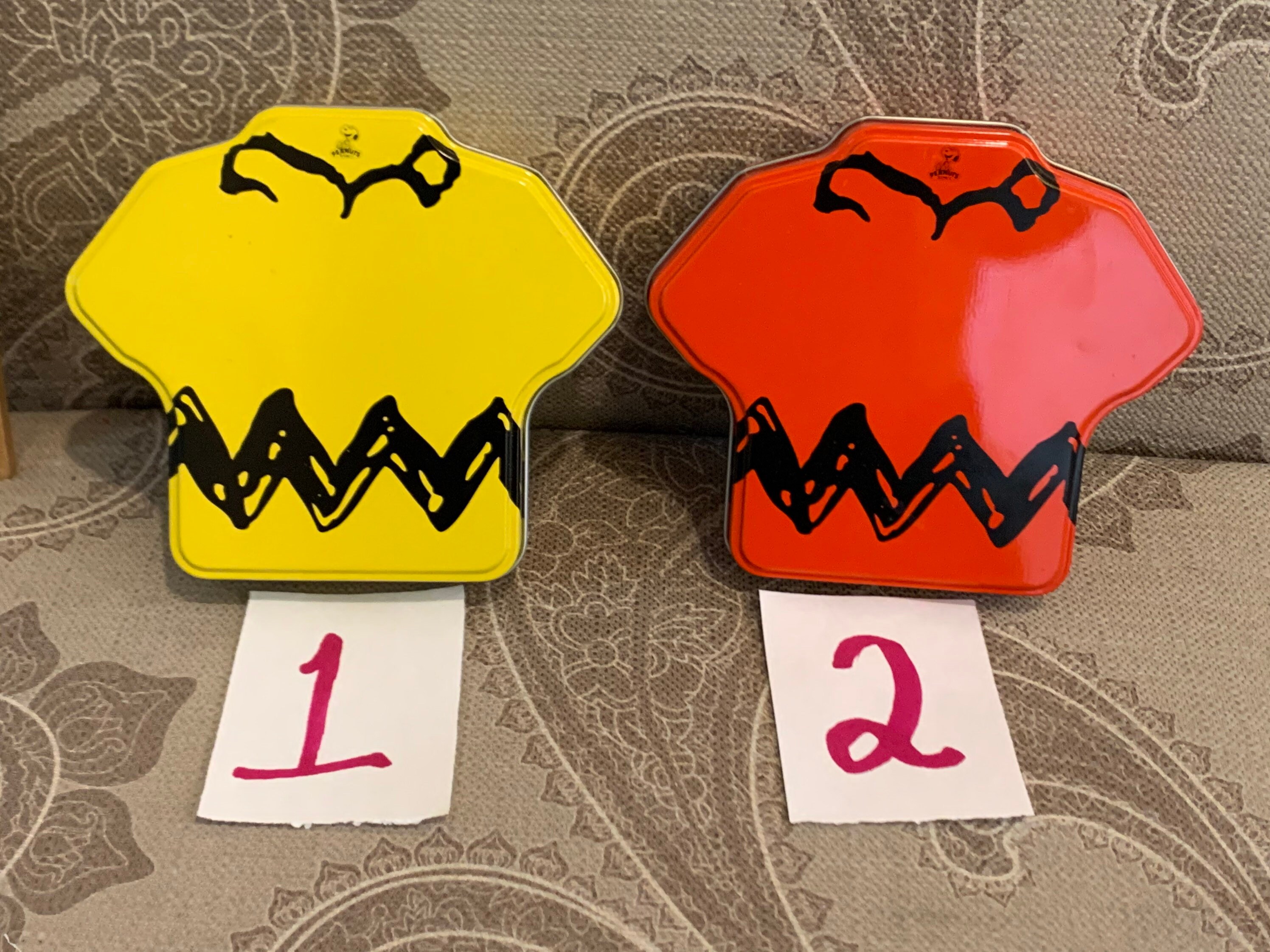 Snoopy Tin Box Charlie Brown and Snoopy Tin Box the Peanuts - Etsy