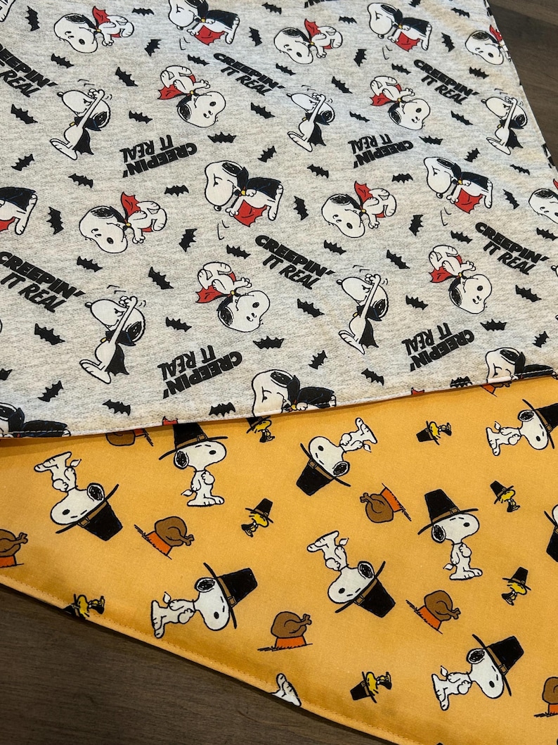 New Reversible Quilted Handmade Table Runner, Fall/ Halloween ...
