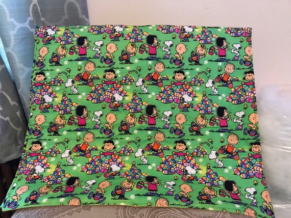 Handmade Quilted Table Runner. Snoopy Easter Decorations - Etsy