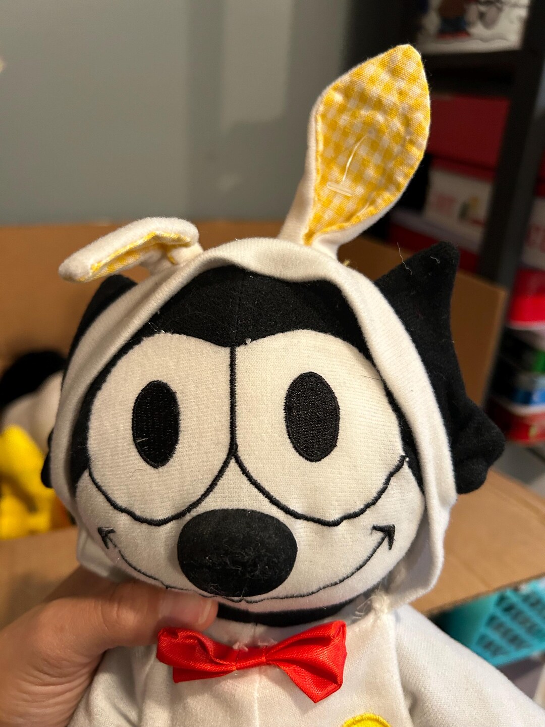 Vintage Felix the Cat Plush, Easter Bunny Costume, 16" - Etsy