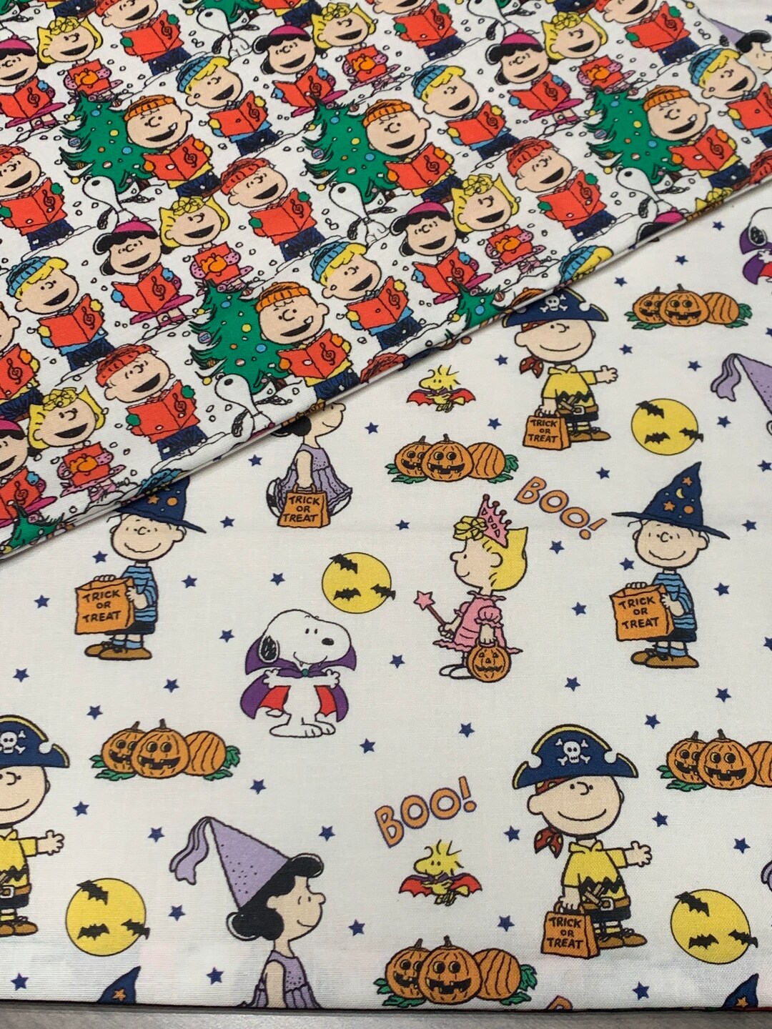 New Reversible Quilted Handmade Table Runner, Christmas/ Halloween ...