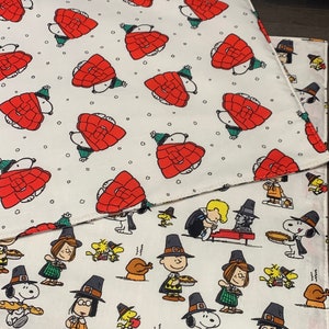 NEW Handmade REVERSIBLE Quilted Table Topper Table Runner. Snoopy ...