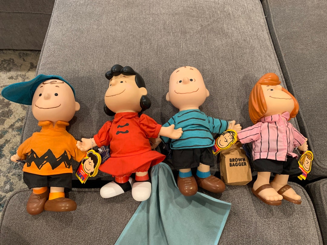 5 Peanuts Dolls, Applause Dolls,vintage From the 1960s, Nice Vintage ...