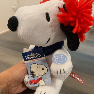Peanuts Toys, Plush, Snoopy Plush, Dog Plush. About 6” Tall. Plays ...