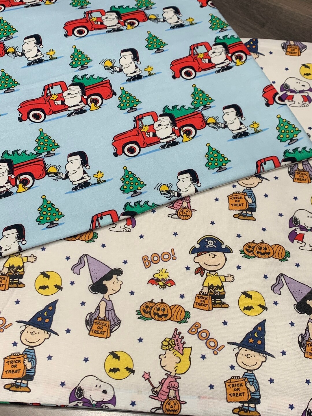 New Reversible Quilted Handmade Table Runner, Christmas/ Halloween ...