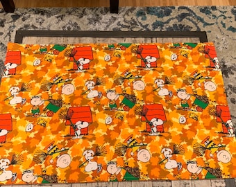 1 Handmade Quilted Table Runner. Snoopy Decorations Halloween | Etsy