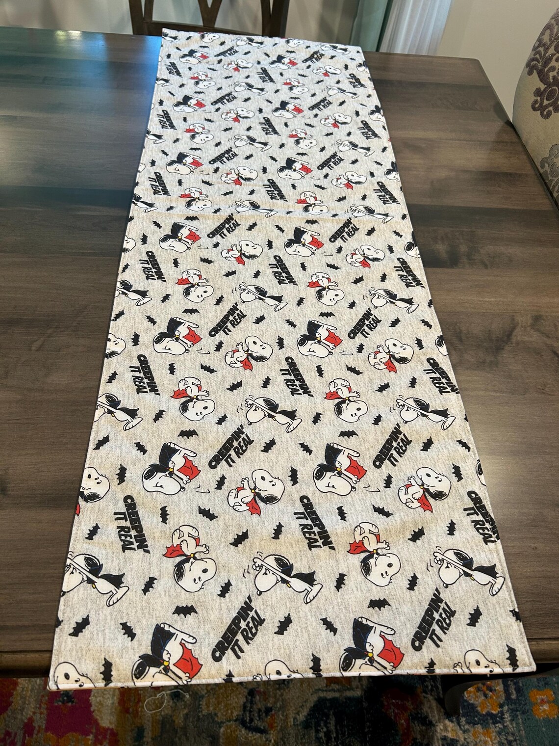 New Reversible Quilted Handmade Table Runner, Fall/ Halloween ...