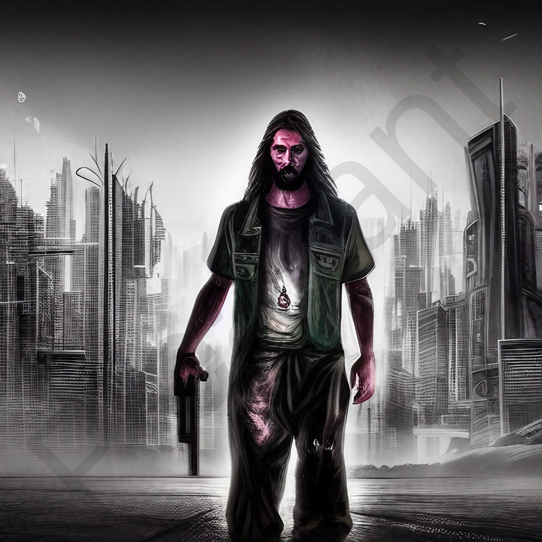 Cyberpunk Jesus Digital Download - Etsy