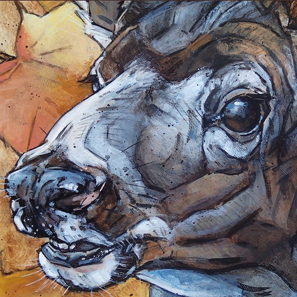 Mule Deer Paintings - Etsy