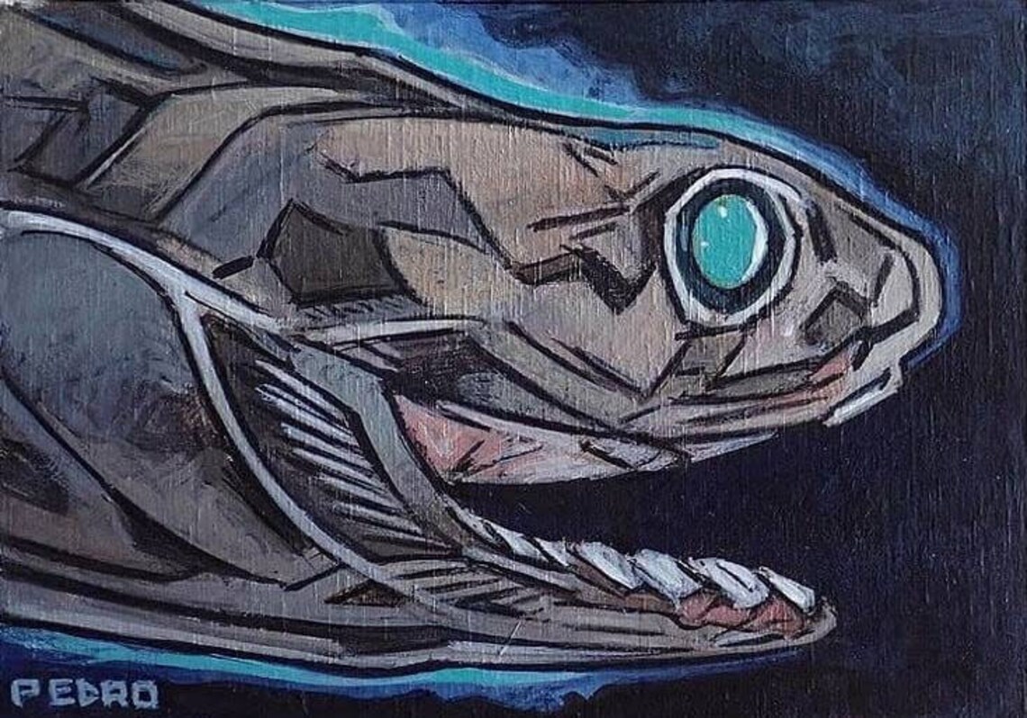 Deepwater Sharks - Set of 3 Trading Cards - Etsy