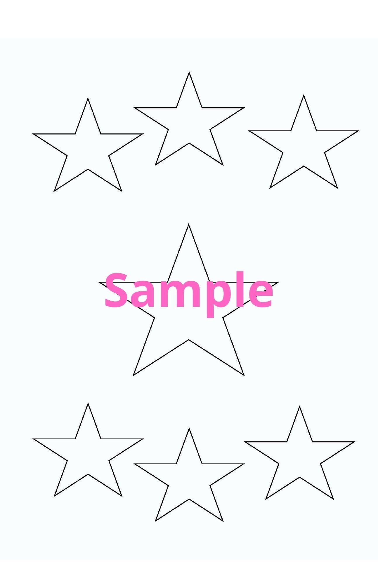 Coloring Page - Stars - Etsy