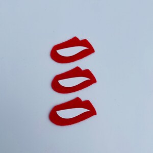 Made to Order Felt Lip (9) Pieces - Etsy