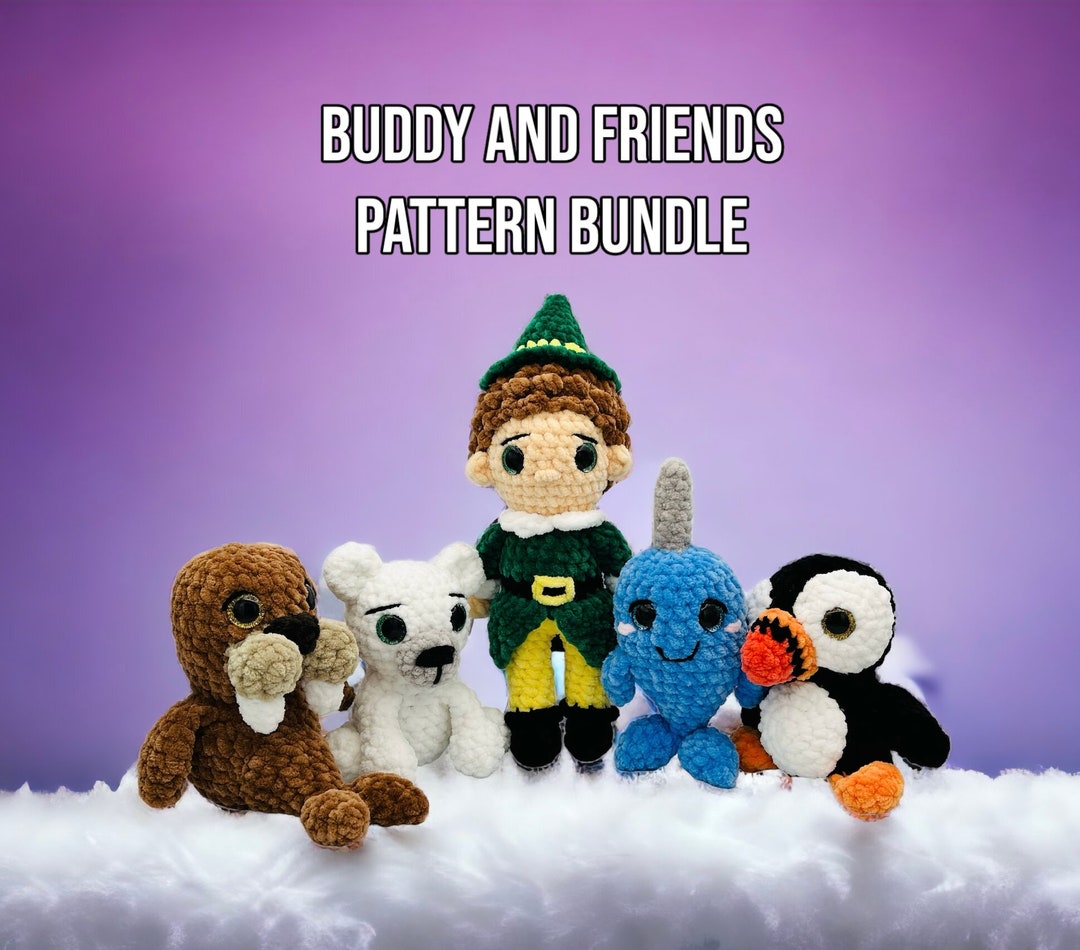 Buddy and Friends Bundle | Amigurumi | Crochet Doll Pattern | With Sea ...