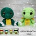 No Sew Sea Turtle Amigurumi Crochet - Etsy