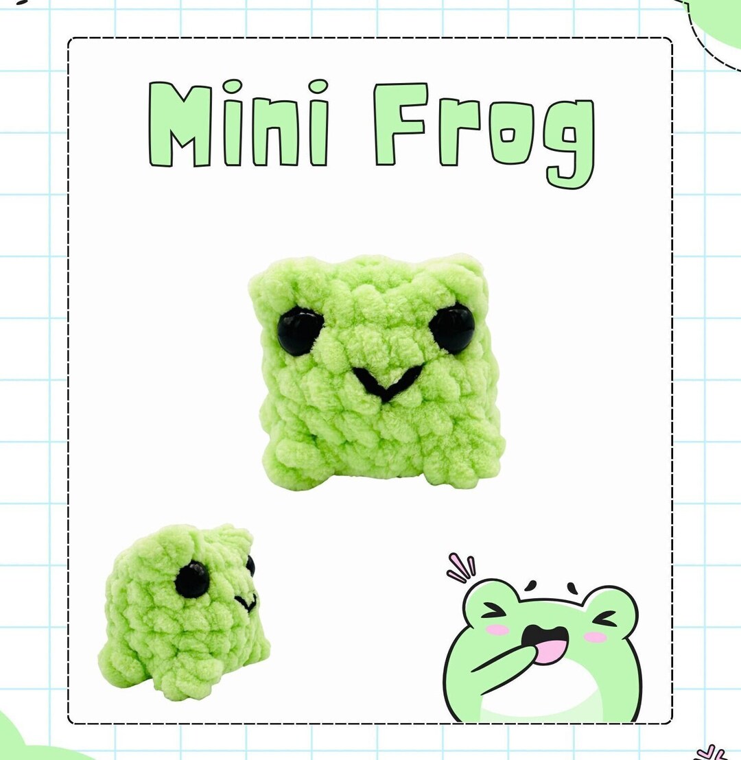Mini Frog| Amigurumi | Crochet Pattern - Etsy