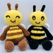 Honey and Daisy Bear Pattern - Etsy