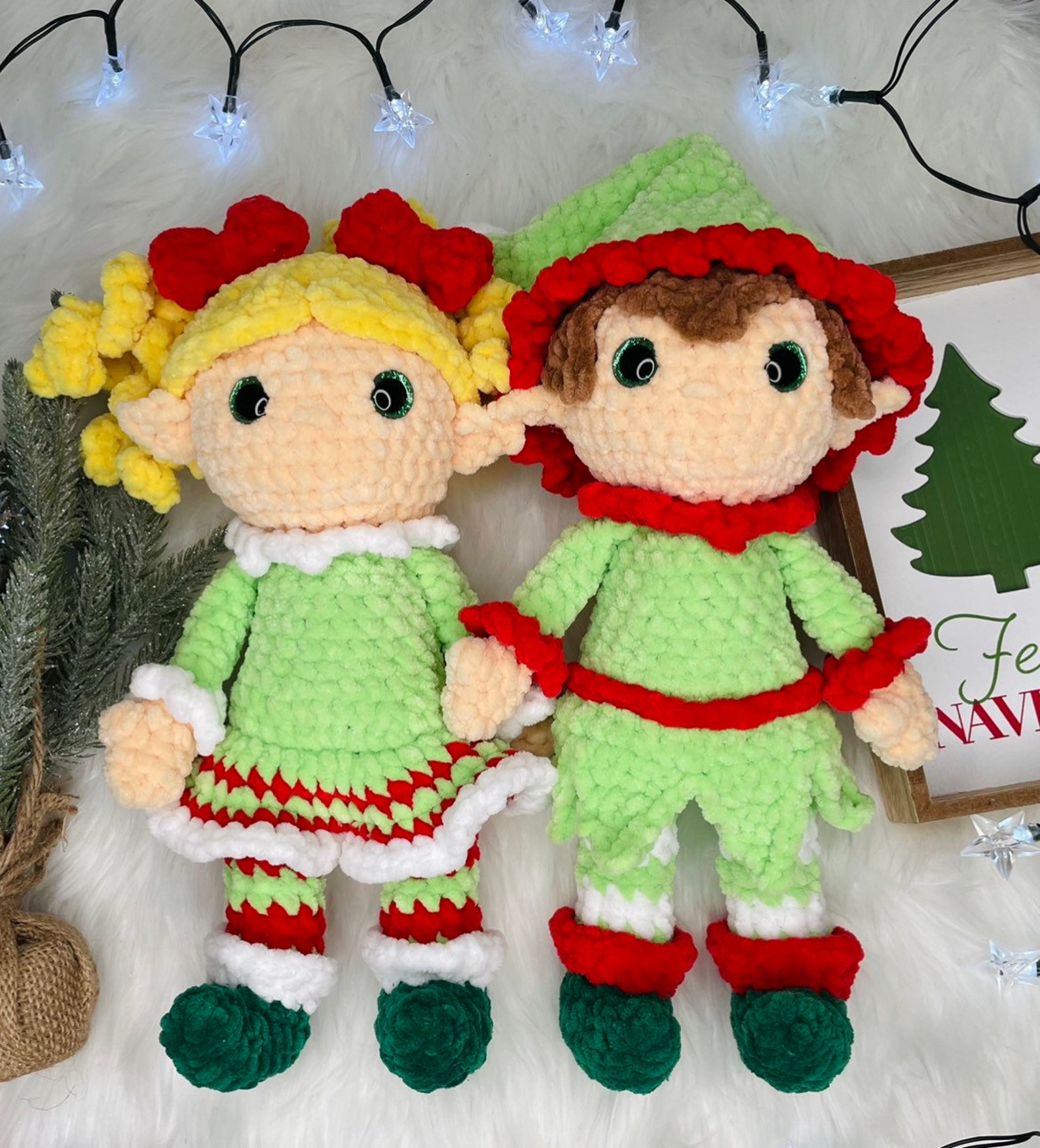 Christmas Elves | Amigurumi Crochet PDF Pattern - Etsy