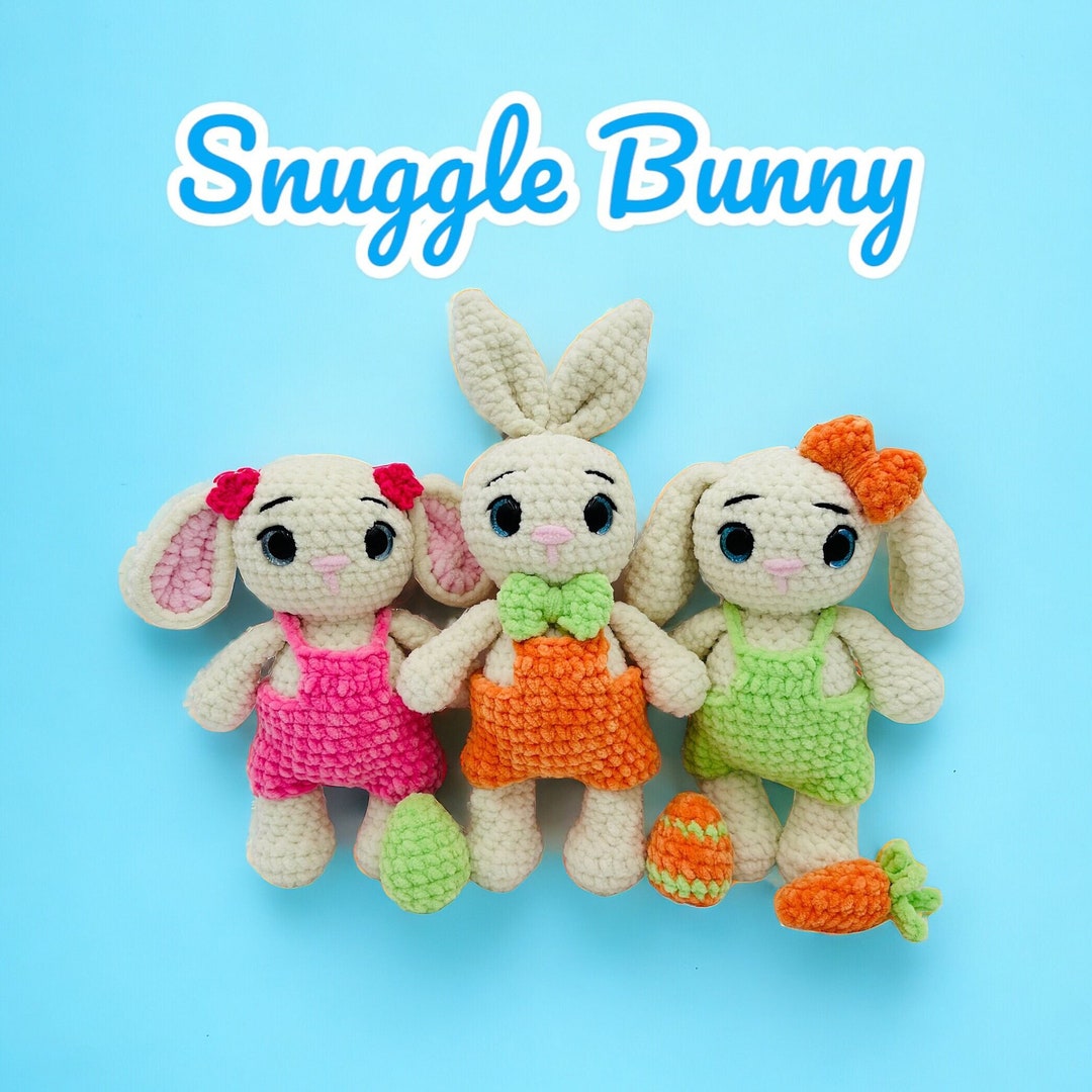 Snuggle Bunny | Amigurumi | Crochet Bunny Pattern - Etsy