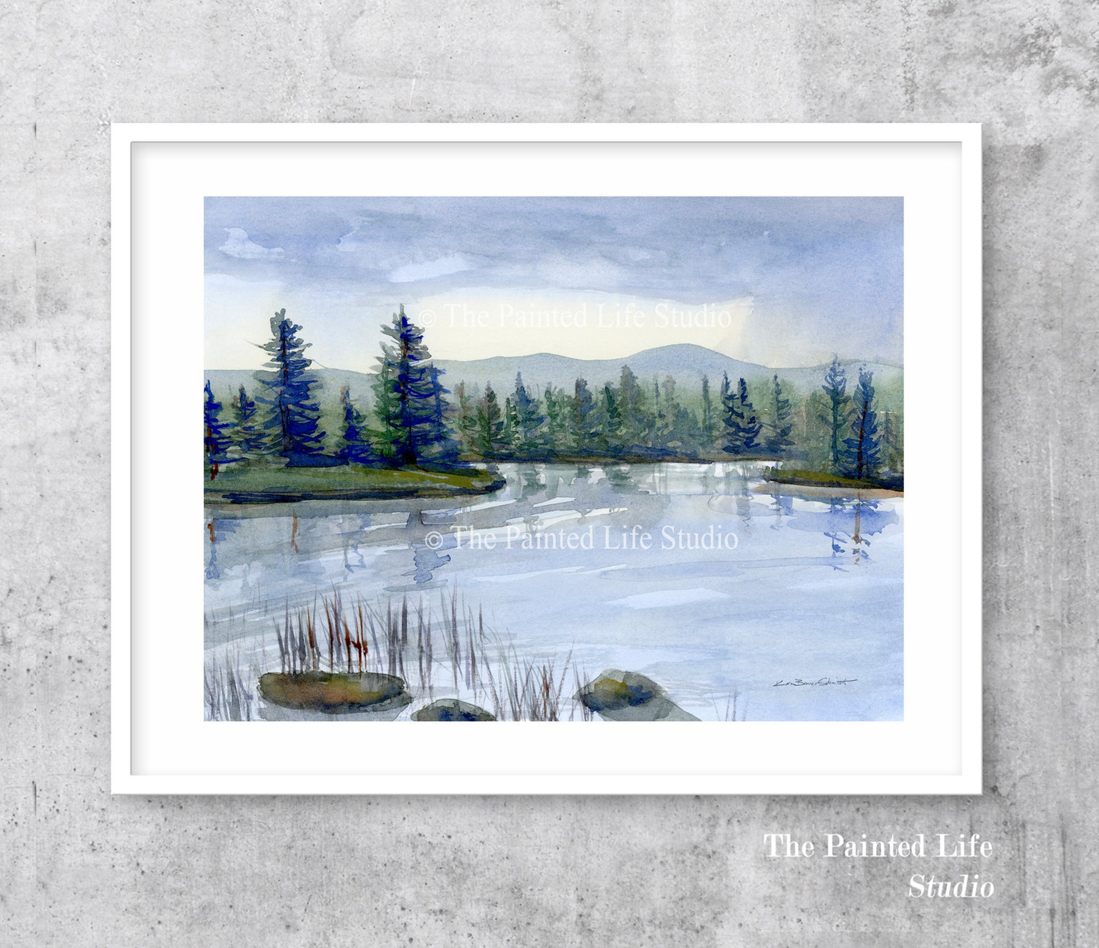 Adirondack Style Wall Art Lake in the Adirondacks Art Print - Etsy