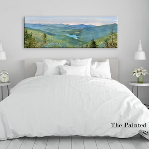 Blue Ridge Mountains CANVAS Art Print Panoramic Stretched - Etsy